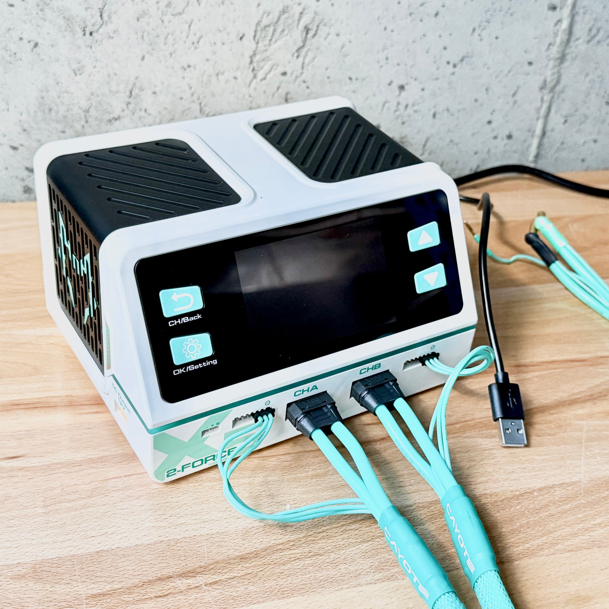 Cayote 2-Force X5 Racing Dual Battery Charger – shopjtp