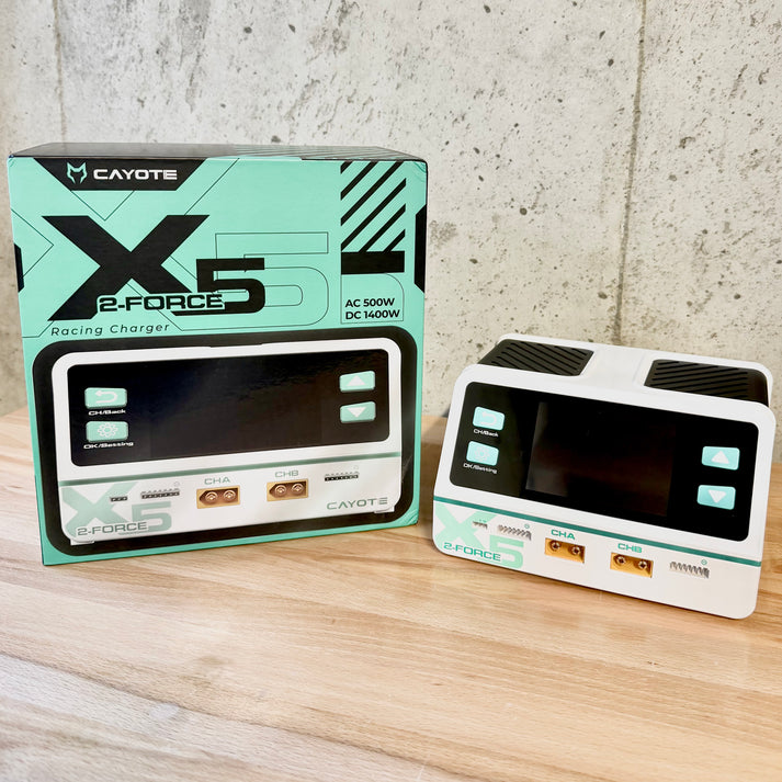 Cayote 2-Force X5 Racing Dual Battery Charger – shopjtp